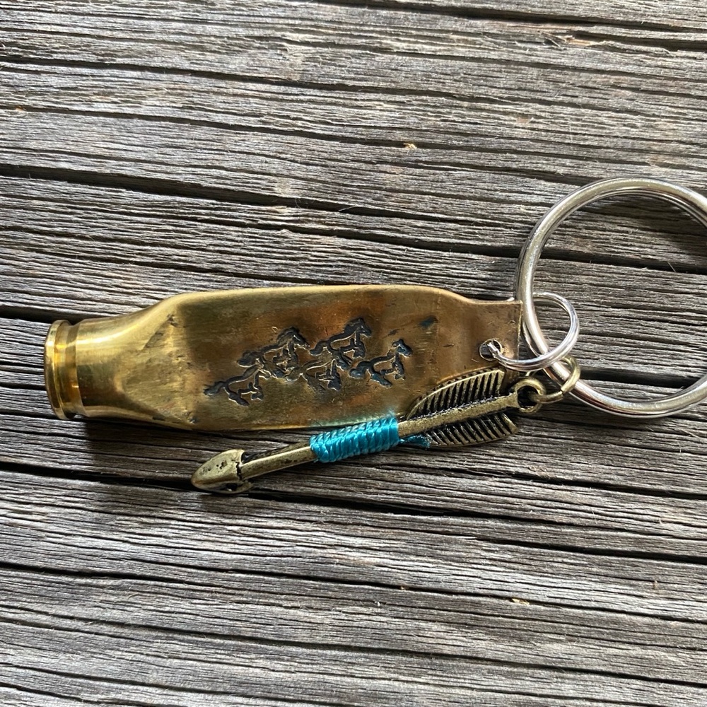 Horse Bullet Keychain - Gem